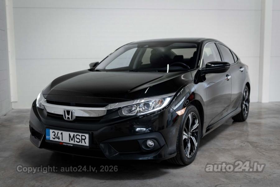 Black Honda Civic 2019 in Tallinn, with an engine capacity of 1.50 L and mileage of 76 thousand km for 13990 €, photo 7 on AUTOMOTO.COM.LV