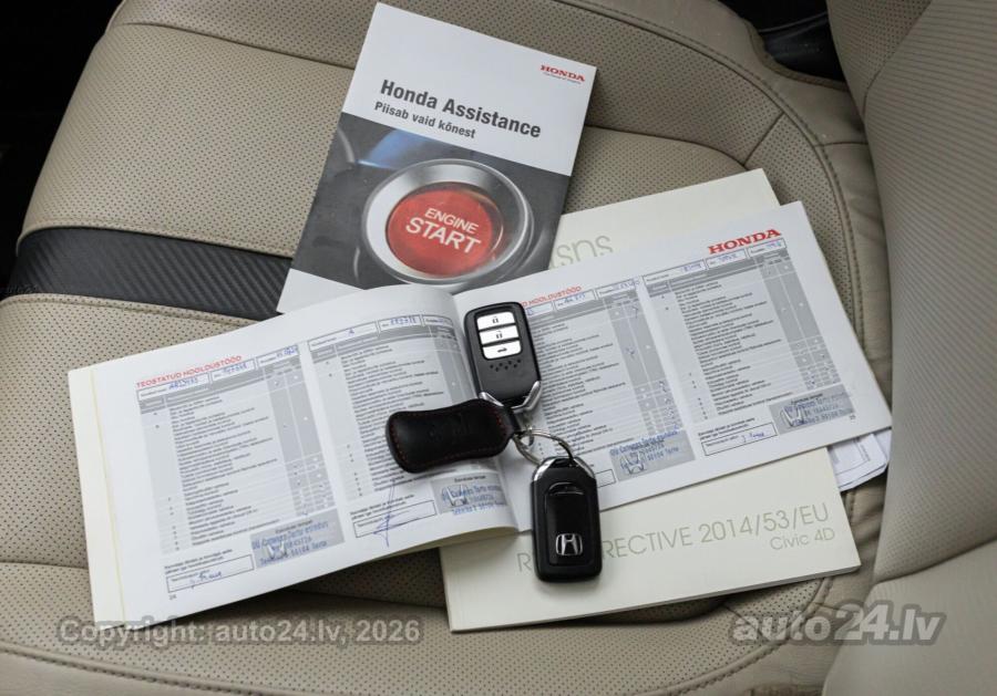 Черный Хонда Цивик 2019 в Таллин, объемом двигателя 1.50 л и пробегом 216 тыс. км за 11990 €, фото 25 на AUTOMOTO.COM.LV