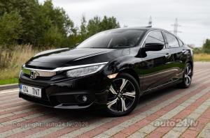 Black Honda Civic 2019 in Tallinn, with an engine capacity of 1.50 L and mileage of 216 thousand km for 11990 €, photo  on AUTOMOTO.COM.LV