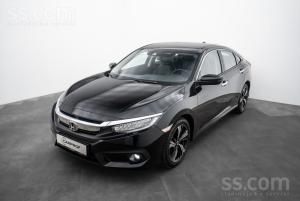 Melns Honda Civic 2020 Tallina, ar dzinēja tilpumu 1.50 L un nobraukumu 109 tūkst. km par 14999 €, foto  vietnē AUTOMOTO.COM.LV