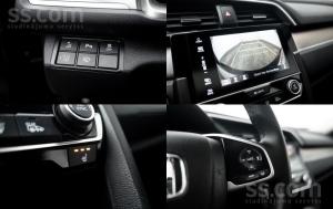 Black Honda Civic 2020 in Tallinn, with an engine capacity of 1.50 L and mileage of 109 thousand km for 14999 €, photo 14 on AUTOMOTO.COM.LV