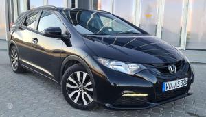 Black Honda Civic 2014 in Vilnius, with an engine capacity of 1.60 L and mileage of 279 thousand km for 6350 €, photo 2 on AUTOMOTO.COM.LV