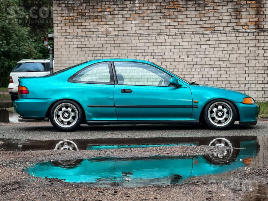 Синий Хонда Цивик 1994 в Вентспилс, объемом двигателя 1.50 л и пробегом 227 тыс. км за 2123 €, фото 8 на AUTOMOTO.COM.LV