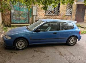 Синий Хонда Цивик 1992 в Рига, объемом двигателя 1.50 л и пробегом 315 тыс. км за 2450 €, фото 4 на AUTOMOTO.COM.LV