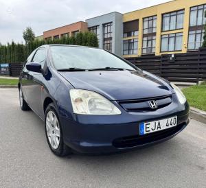 Zils Honda Civic 2002 Viļņa, ar dzinēja tilpumu 1.40 L un nobraukumu 204 tūkst. km par 1950 €, foto 5 vietnē AUTOMOTO.COM.LV