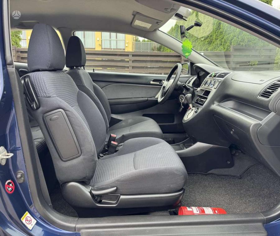 Zils Honda Civic 2002 Viļņa, ar dzinēja tilpumu 1.40 L un nobraukumu 204 tūkst. km par 1950 €, foto 16 vietnē AUTOMOTO.COM.LV