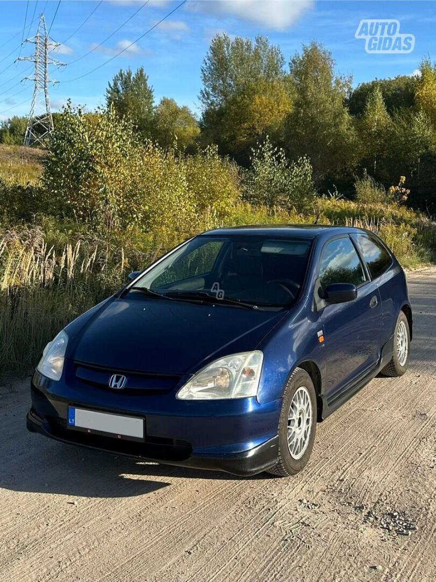 Zils Honda Civic 2002 Viļņa, ar dzinēja tilpumu 1.60 L un nobraukumu 300 tūkst. km par 1340 €, foto 4 vietnē AUTOMOTO.COM.LV