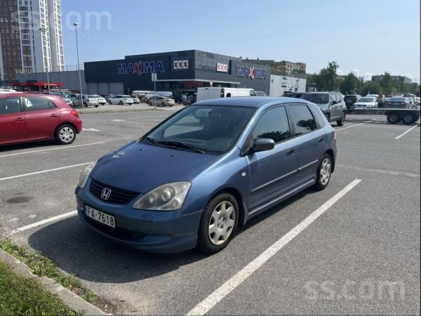 Zils Honda Civic 2004 Rīga, ar dzinēja tilpumu 1.60 L un nobraukumu 380 tūkst. km par 1200 €, foto 1 vietnē AUTOMOTO.COM.LV