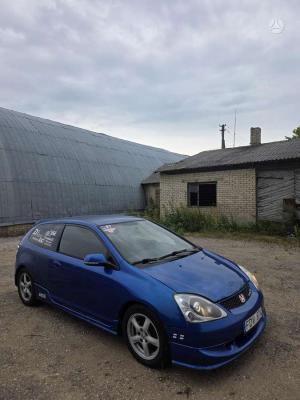 Blue Honda Civic 2004 in Telschi, with an engine capacity of 1.59 L and mileage of 322 thousand km for 500 €, photo 6 on AUTOMOTO.COM.LV