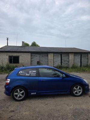 Blue Honda Civic 2004 in Telschi, with an engine capacity of 1.59 L and mileage of 322 thousand km for 500 €, photo 7 on AUTOMOTO.COM.LV