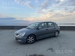 Blue Honda Civic 2005 in Riga, with an engine capacity of 1.60 L and mileage of 265 thousand km for 1200 €, photo 3 on AUTOMOTO.COM.LV