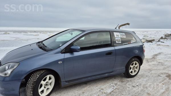 Blue Honda Civic 2005 in Talsi, with an engine capacity of 1.60 L and mileage of 261 thousand km for 1800 €, photo 1 on AUTOMOTO.COM.LV