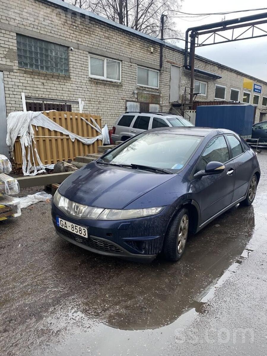 Blue Honda Civic 2006 in Riga, with an engine capacity of 1.80 L and mileage of 0 thousand km for 900 €, photo 1 on AUTOMOTO.COM.LV