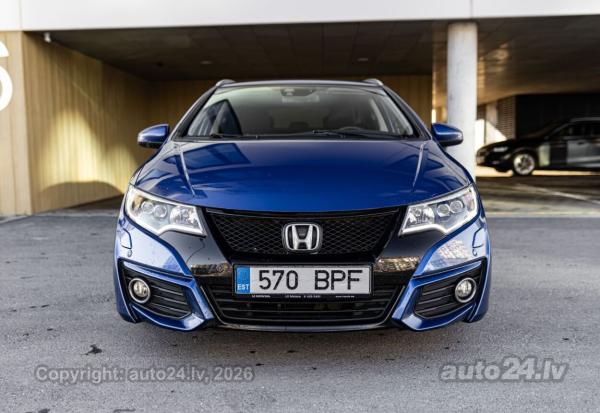 Blue Honda Civic 2015 in Tallinn, with an engine capacity of 1.80 L and mileage of 91 thousand km for 10990 €, photo 2 on AUTOMOTO.COM.LV