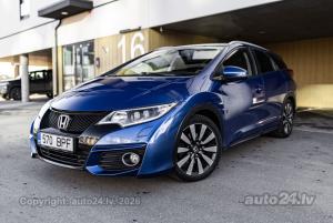 Blue Honda Civic 2015 in Tallinn, with an engine capacity of 1.80 L and mileage of 91 thousand km for 10990 €, photo 3 on AUTOMOTO.COM.LV