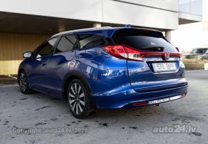 Blue Honda Civic 2015 in Tallinn, with an engine capacity of 1.80 L and mileage of 91 thousand km for 10990 €, photo 5 on AUTOMOTO.COM.LV