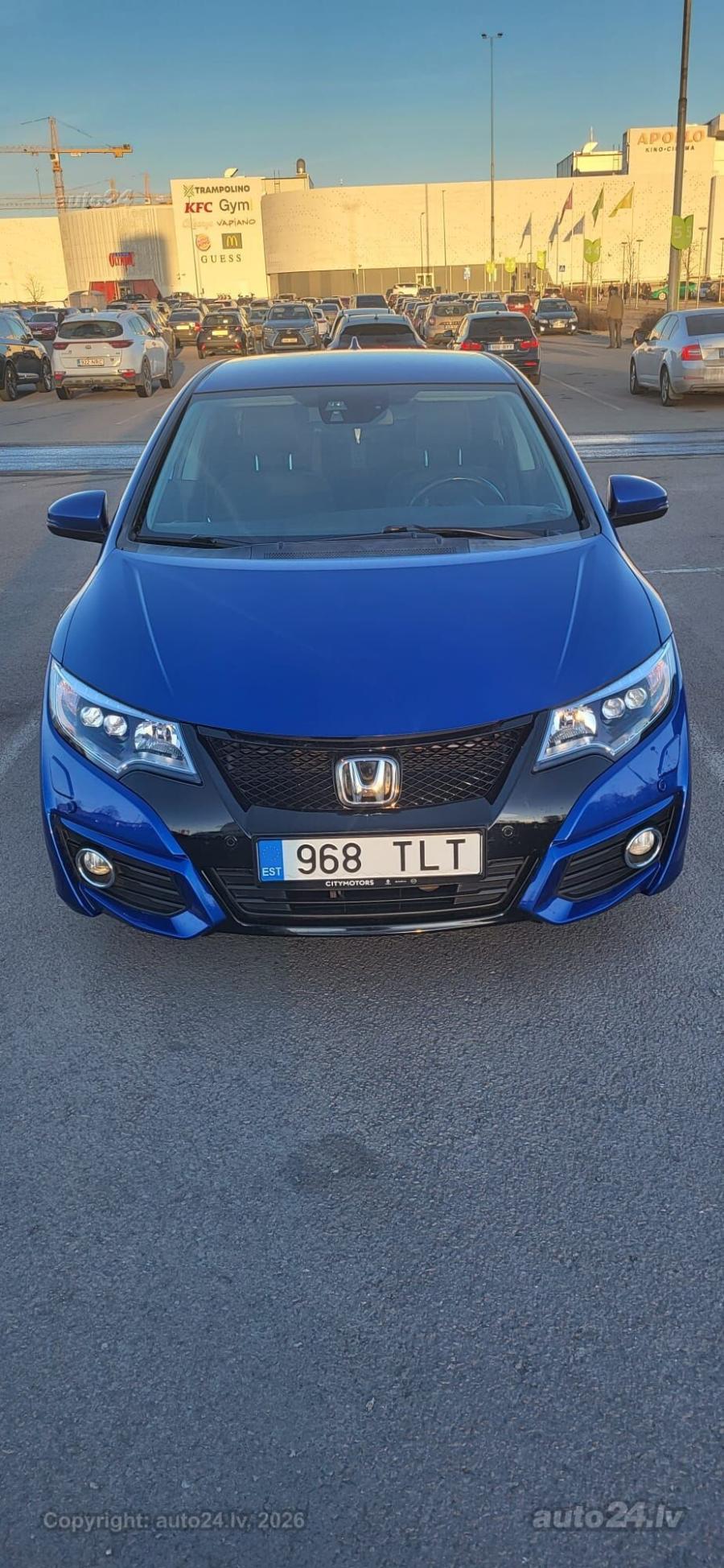 Blue Honda Civic 2015 in Tallinn, with an engine capacity of 1.80 L and mileage of 170 thousand km for 10500 €, photo 4 on AUTOMOTO.COM.LV