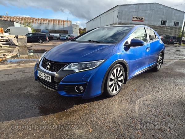 Honda Civic 2015 in Tallinn on AUTOMOTO.COM.LV Blue Honda Civic 2015 in Tallinn, with an engine capacity of 1.80 L and mileage of 0 thousand km for 9700 €, photo 1 on AUTOMOTO.COM.LV