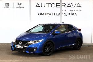 Blue Honda Civic 2016 in Riga, with an engine capacity of 1.80 L and mileage of 79 thousand km for 11990 €, photo 1 on AUTOMOTO.COM.LV