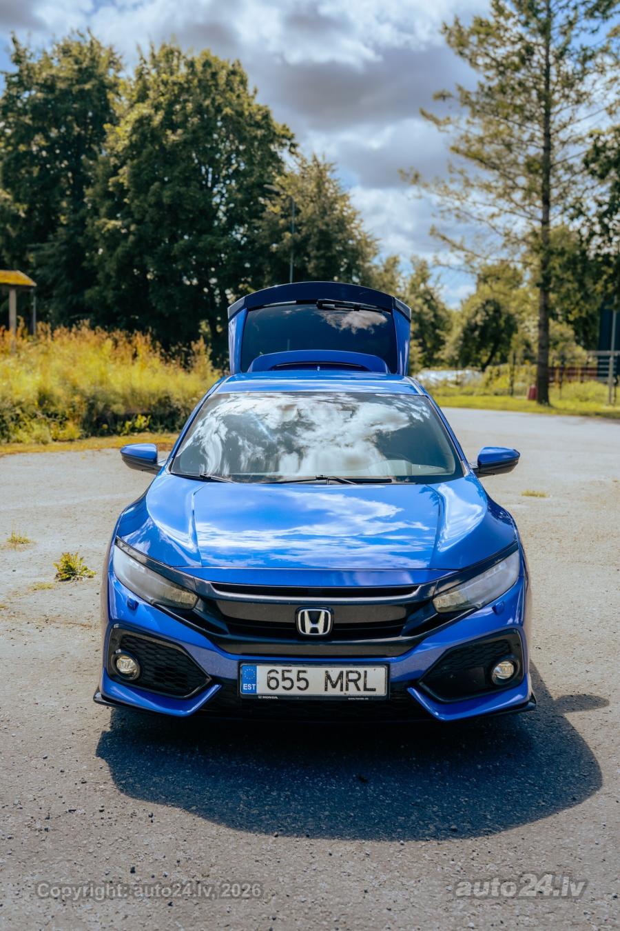 Zils Honda Civic 2017 Tallina, ar dzinēja tilpumu 1.50 L un nobraukumu 178 tūkst. km par 14700 €, foto 8 vietnē AUTOMOTO.COM.LV