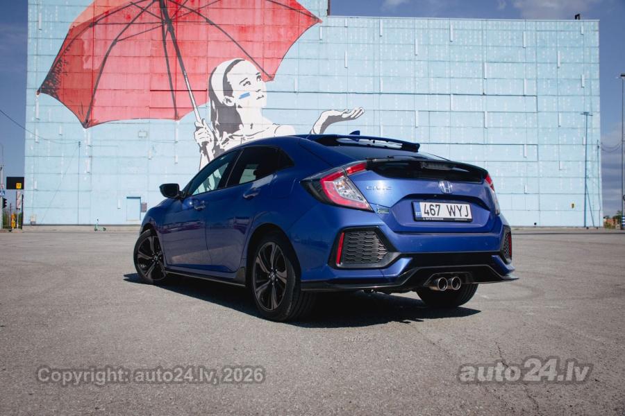 Zils Honda Civic 2018 Tallina, ar dzinēja tilpumu 1.50 L un nobraukumu 174 tūkst. km par 14999 €, foto 5 vietnē AUTOMOTO.COM.LV