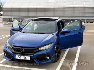 Blue Honda Civic 2018 in Tallinn, with an engine capacity of 1.00 L and mileage of 134 thousand km for 14900 €, photo  on AUTOMOTO.COM.LV