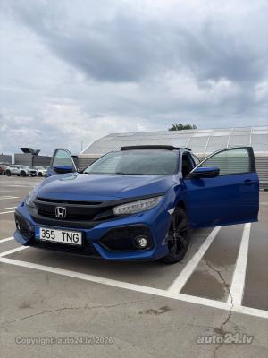 Blue Honda Civic 2018 in Tallinn, with an engine capacity of 1.00 L and mileage of 134 thousand km for 14900 €, photo 6 on AUTOMOTO.COM.LV