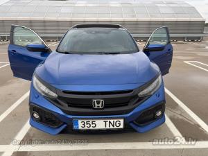 Blue Honda Civic 2018 in Tallinn, with an engine capacity of 1.00 L and mileage of 134 thousand km for 14900 €, photo 7 on AUTOMOTO.COM.LV
