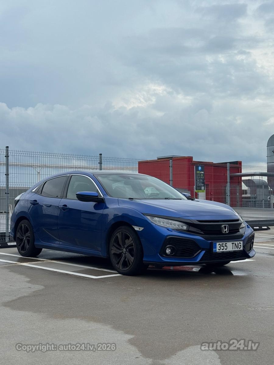Blue Honda Civic 2018 in Tallinn, with an engine capacity of 1.00 L and mileage of 134 thousand km for 14900 €, photo 13 on AUTOMOTO.COM.LV