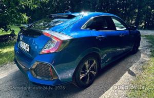 Blue Honda Civic 2018 in Tallinn, with an engine capacity of 1.00 L and mileage of 90 thousand km for 14500 €, photo 4 on AUTOMOTO.COM.LV