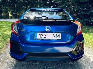 Blue Honda Civic 2018 in Tallinn, with an engine capacity of 1.00 L and mileage of 90 thousand km for 14500 €, photo 8 on AUTOMOTO.COM.LV