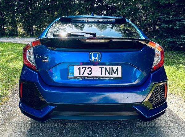 Blue Honda Civic 2018 in Tallinn, with an engine capacity of 1.00 L and mileage of 90 thousand km for 14500 €, photo 7 on AUTOMOTO.COM.LV