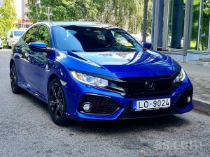 Zils Honda Civic 2018 Rīga, ar dzinēja tilpumu 1.00 L un nobraukumu 96 tūkst. km par 10500 €, foto  vietnē AUTOMOTO.COM.LV