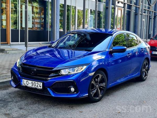 Honda Civic 2018 in Riga on AUTOMOTO.COM.LV Blue Honda Civic 2018 in Riga, with an engine capacity of 1.00 L and mileage of 96 thousand km for 10500 €, photo 3 on AUTOMOTO.COM.LV