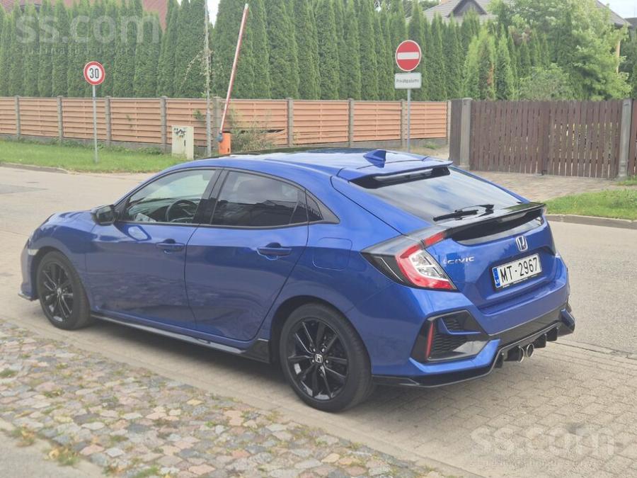 Zils Honda Civic 2020 Rīga, ar dzinēja tilpumu 1.50 L un nobraukumu 67 tūkst. km par 18500 €, foto 5 vietnē AUTOMOTO.COM.LV