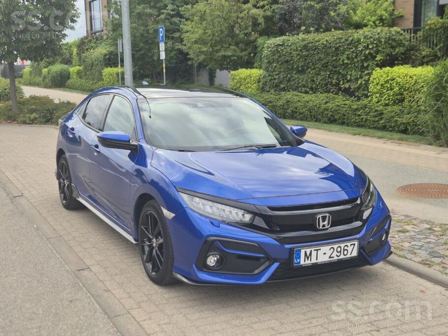 Zils Honda Civic 2020 Rīga, ar dzinēja tilpumu 1.50 L un nobraukumu 67 tūkst. km par 18500 €, foto 9 vietnē AUTOMOTO.COM.LV