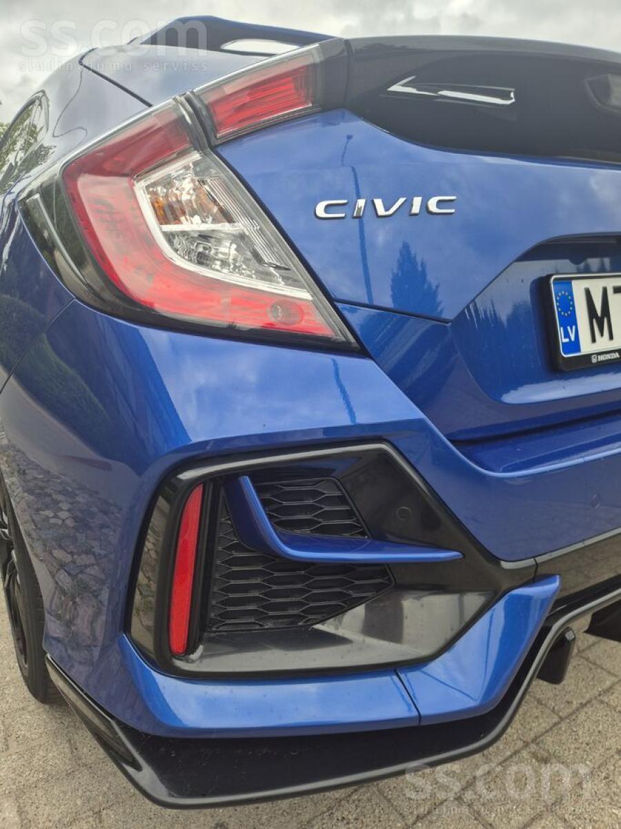 Zils Honda Civic 2020 Rīga, ar dzinēja tilpumu 1.50 L un nobraukumu 67 tūkst. km par 18500 €, foto 12 vietnē AUTOMOTO.COM.LV