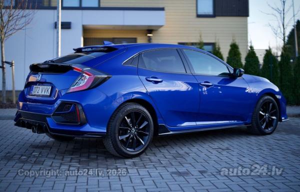 Blue Honda Civic 2021 in Tallinn, with an engine capacity of 1.50 L and mileage of 62 thousand km for 22900 €, photo 3 on AUTOMOTO.COM.LV