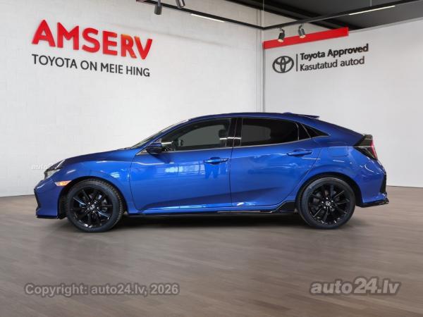 Blue Honda Civic 2021 in Tallinn, with an engine capacity of 1.50 L and mileage of 106 thousand km for 18990 €, photo 4 on AUTOMOTO.COM.LV