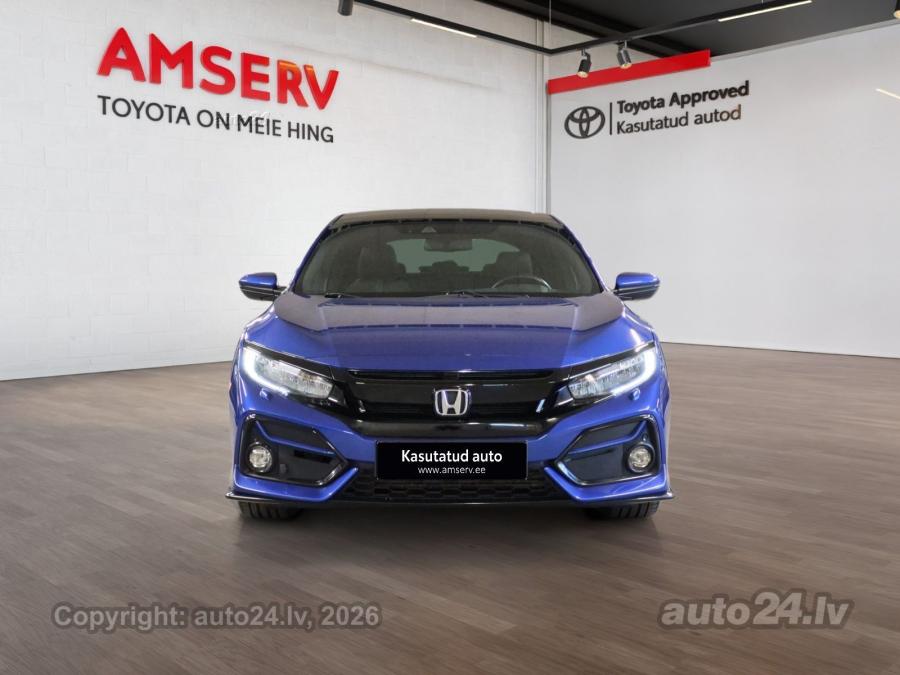 Blue Honda Civic 2021 in Tallinn, with an engine capacity of 1.50 L and mileage of 106 thousand km for 18990 €, photo 6 on AUTOMOTO.COM.LV