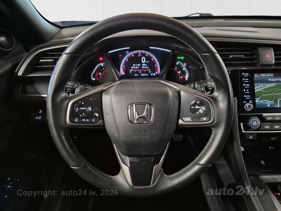 Blue Honda Civic 2021 in Tallinn, with an engine capacity of 1.50 L and mileage of 106 thousand km for 18990 €, photo 13 on AUTOMOTO.COM.LV