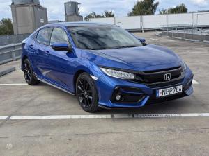 Blue Honda Civic 2021 in Siauliai, with an engine capacity of 1.50 L and mileage of 64 thousand km for 18990 €, photo  on AUTOMOTO.COM.LV