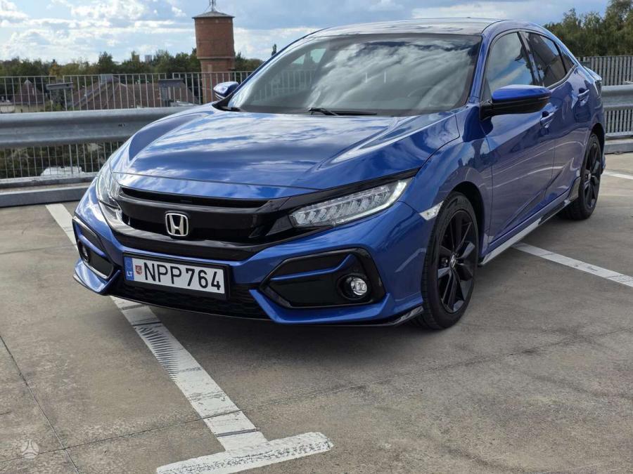 Zils Honda Civic 2021 Šauļi, ar dzinēja tilpumu 1.50 L un nobraukumu 64 tūkst. km par 18990 €, foto 4 vietnē AUTOMOTO.COM.LV