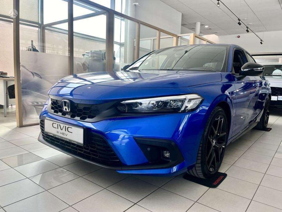 Zils Honda Civic 2026 Viļņa, ar dzinēja tilpumu 1.99 L un nobraukumu 8 tūkst. km par 34020 €, foto 1 vietnē AUTOMOTO.COM.LV