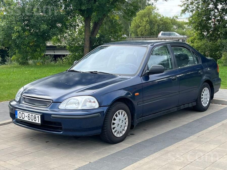 Синий Хонда Цивик 1996 в Рига, объемом двигателя 1.40 л и пробегом 164 тыс. км за 1000 €, фото 1 на AUTOMOTO.COM.LV