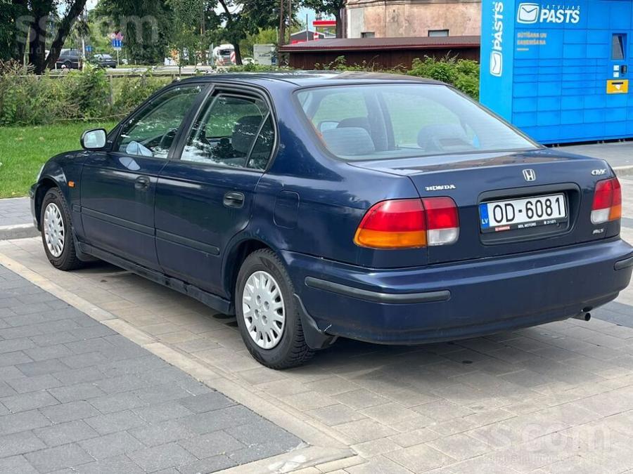 Синий Хонда Цивик 1996 в Рига, объемом двигателя 1.40 л и пробегом 164 тыс. км за 1000 €, фото 4 на AUTOMOTO.COM.LV