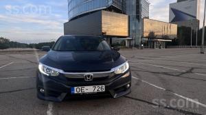 Blue Honda Civic 2016 in Riga, with an engine capacity of 1.50 L and mileage of 203 thousand km for 13900 €, photo 3 on AUTOMOTO.COM.LV