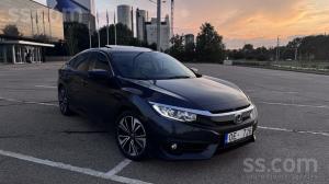 Blue Honda Civic 2016 in Riga, with an engine capacity of 1.50 L and mileage of 203 thousand km for 13900 €, photo 15 on AUTOMOTO.COM.LV