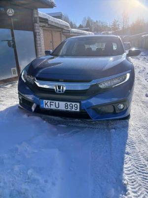 Zils Honda Civic 2018 Anykščiai, ar dzinēja tilpumu 1.50 L un nobraukumu 109 tūkst. km par 16990 €, foto  vietnē AUTOMOTO.COM.LV