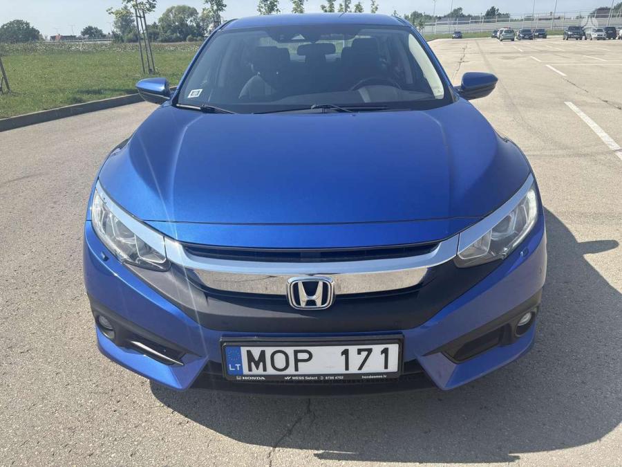 Zils Honda Civic 2018 Šauļi, ar dzinēja tilpumu 1.50 L un nobraukumu 77 tūkst. km par 13400 €, foto 3 vietnē AUTOMOTO.COM.LV